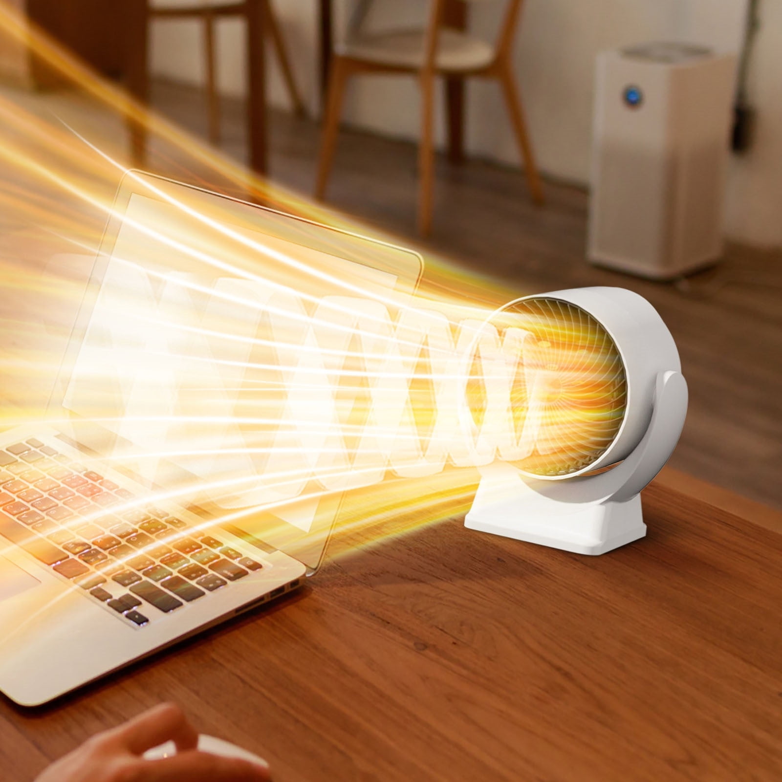 VOAVEKE Portable Electrics Space Heater, Safe And Quiet Ceramic Heater ...