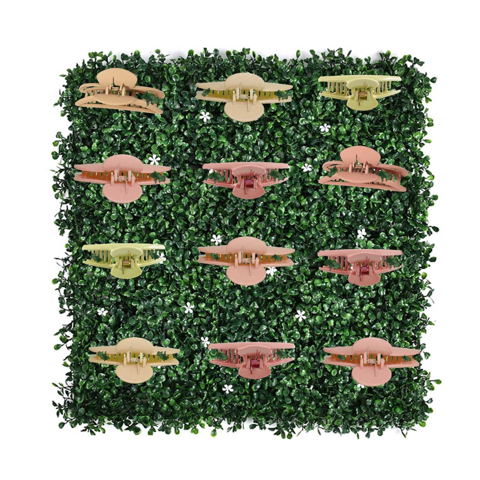 VOAVEKE Storage And Organization,Green Grass Claw Clip Organizer Claw ...