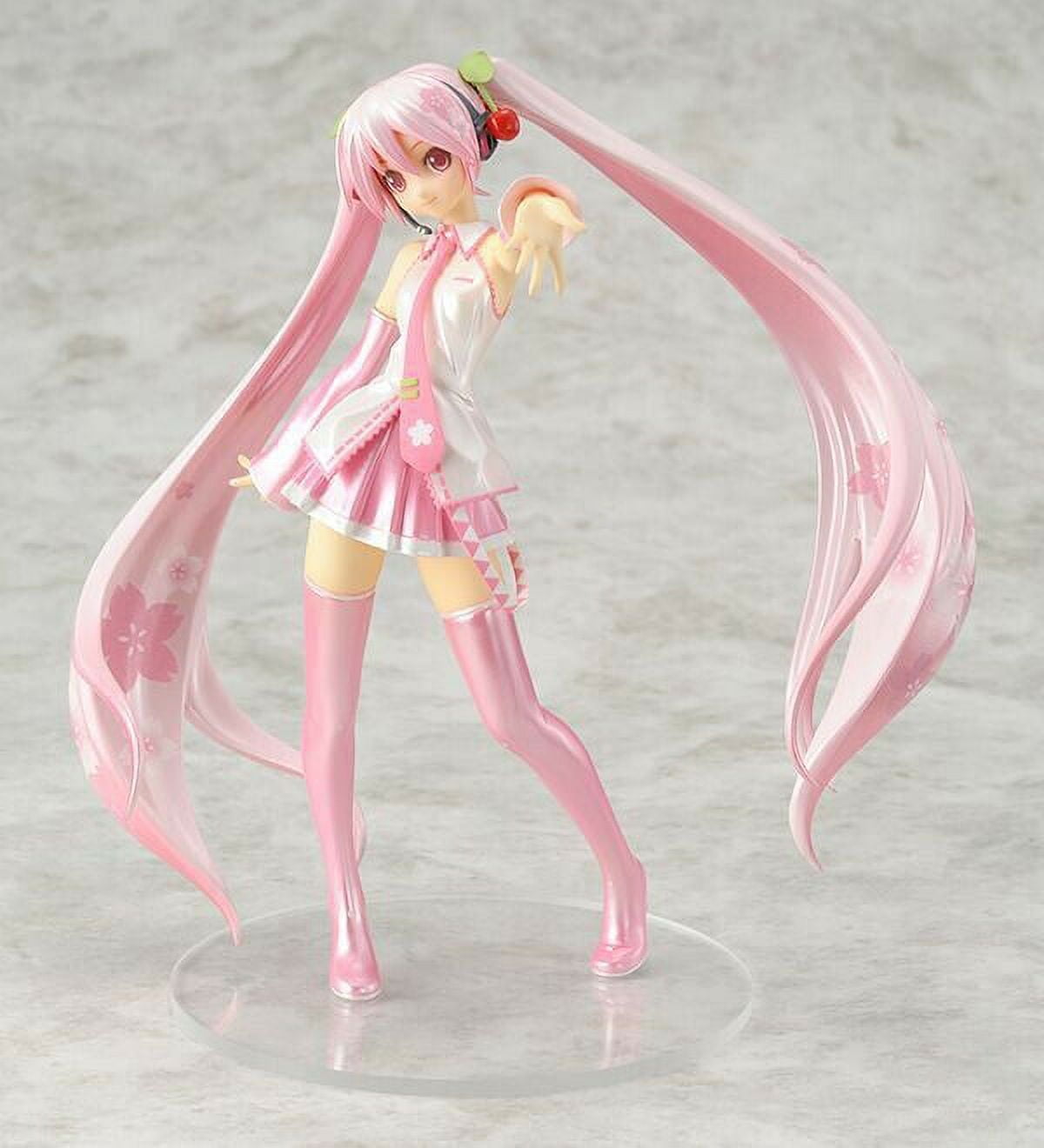 VOCALOID Hatsune Sakura Miku Pink Cherry Blossom Outfit PVC Action ...