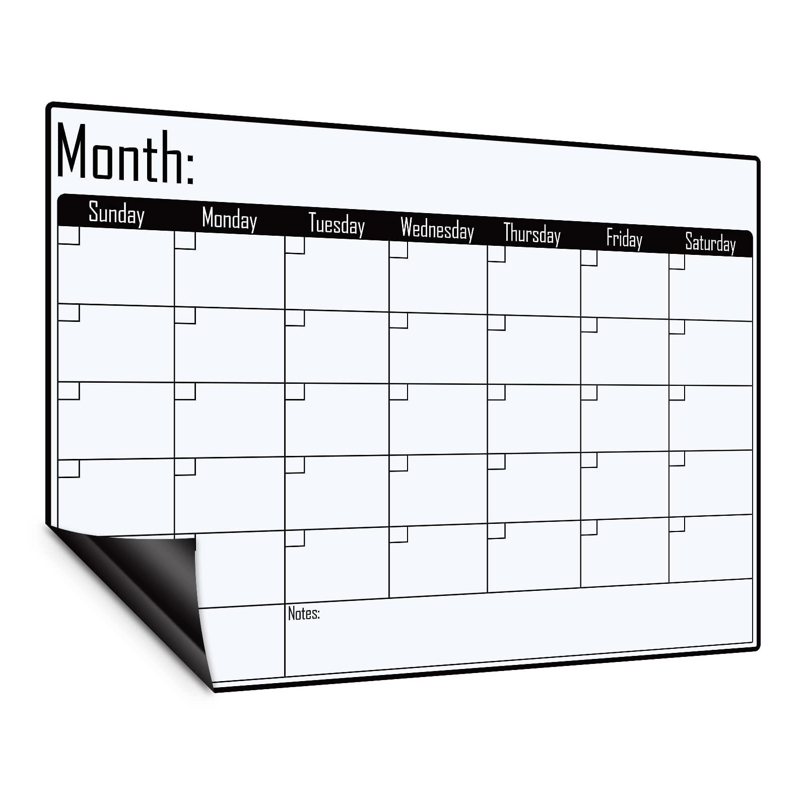 VOCHIC Magnetic Dry Erase Monthly Calendar Board, 16"×12‘’ Grocery to ...