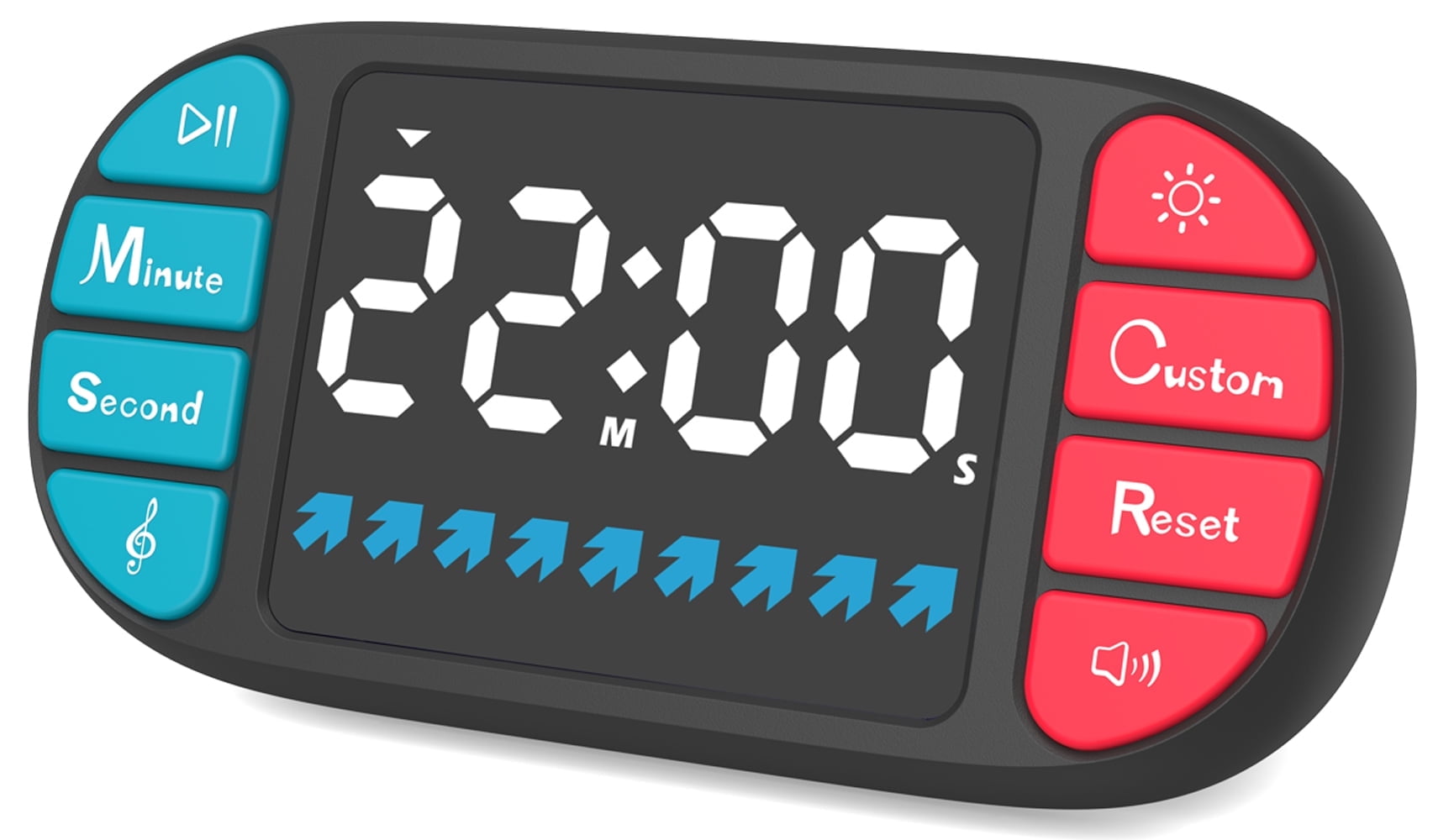 VOCOO Digital Kitchen Countdown Timer Magnetic Count up Timer 3.6inch ...