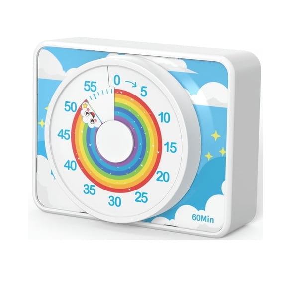 VOCOO Visual Timer - 60 Minute Countdown Mechanical Digital Egg Timer ...