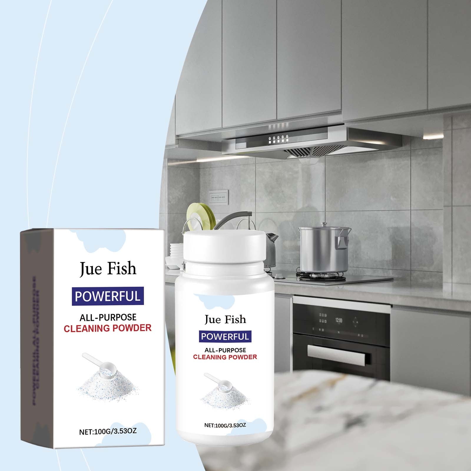 Feledorashia All-Purpose Kitchen Cleaning Powder - Powerful ...