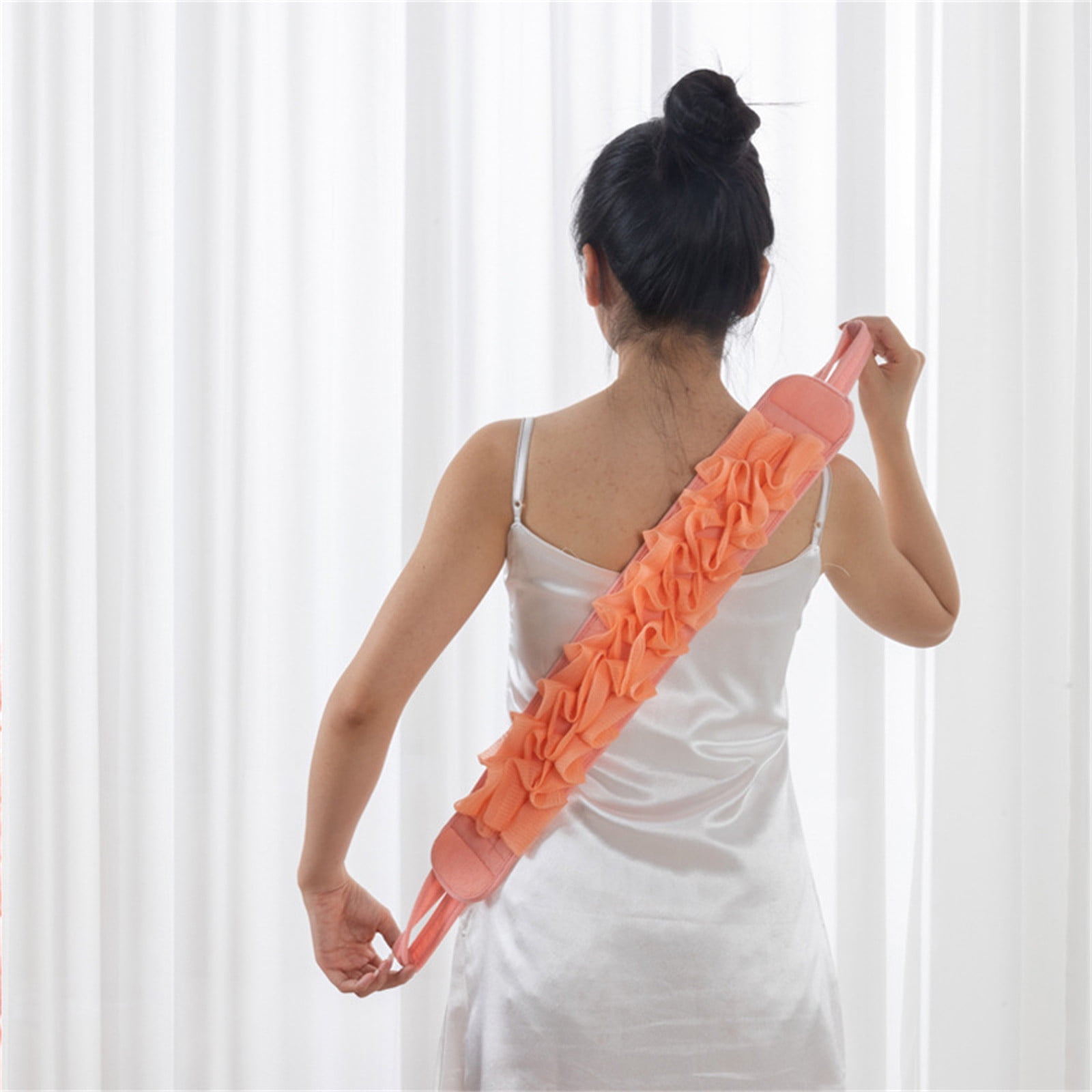 Back Scrubber for Shower, Exfoliating Body Scrubber, 2 in 1 Loofah Body ...