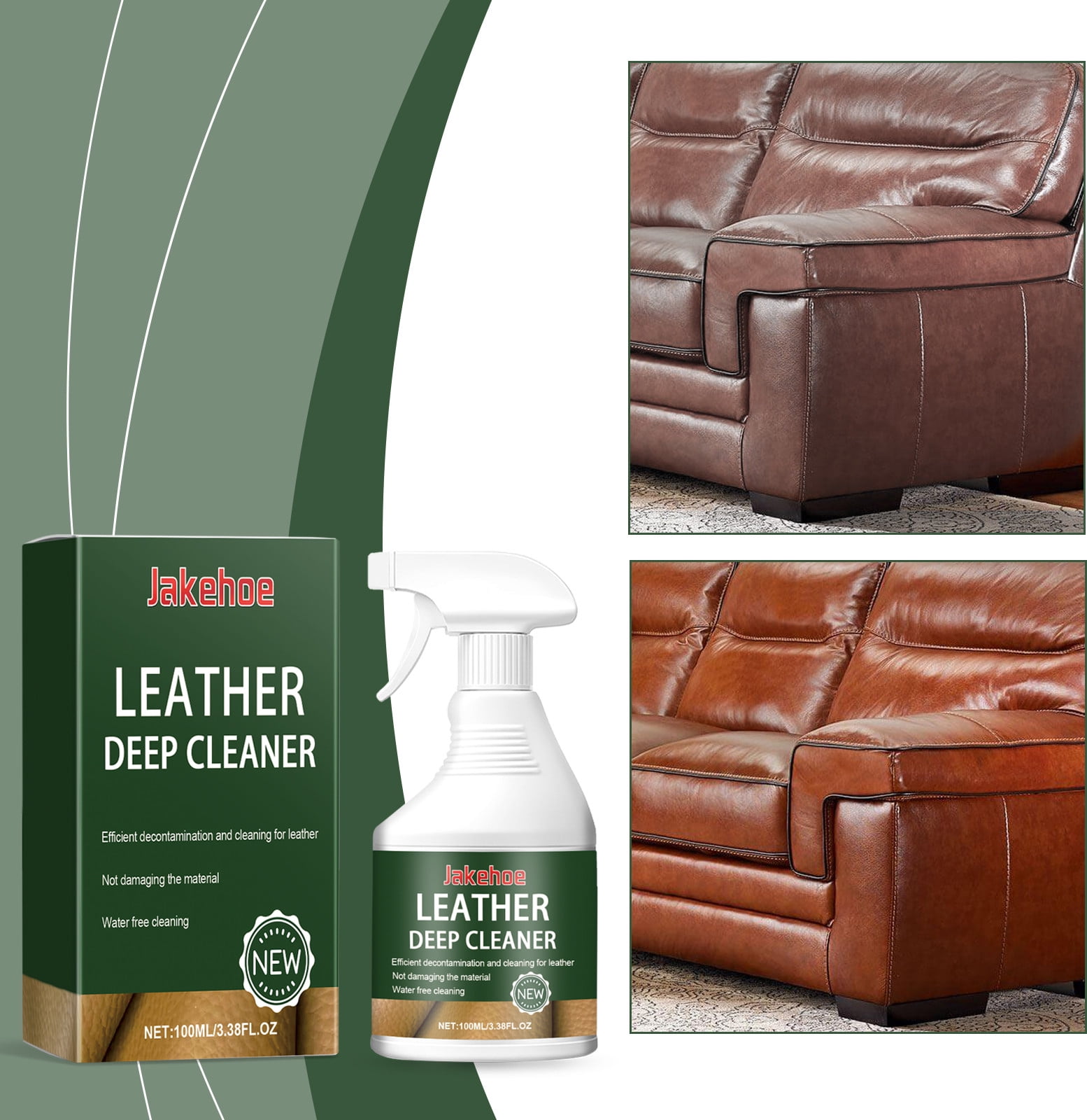 Multipurpose Leather Cleaner for Furniture, Sofas, Car Seats, Shoes ...