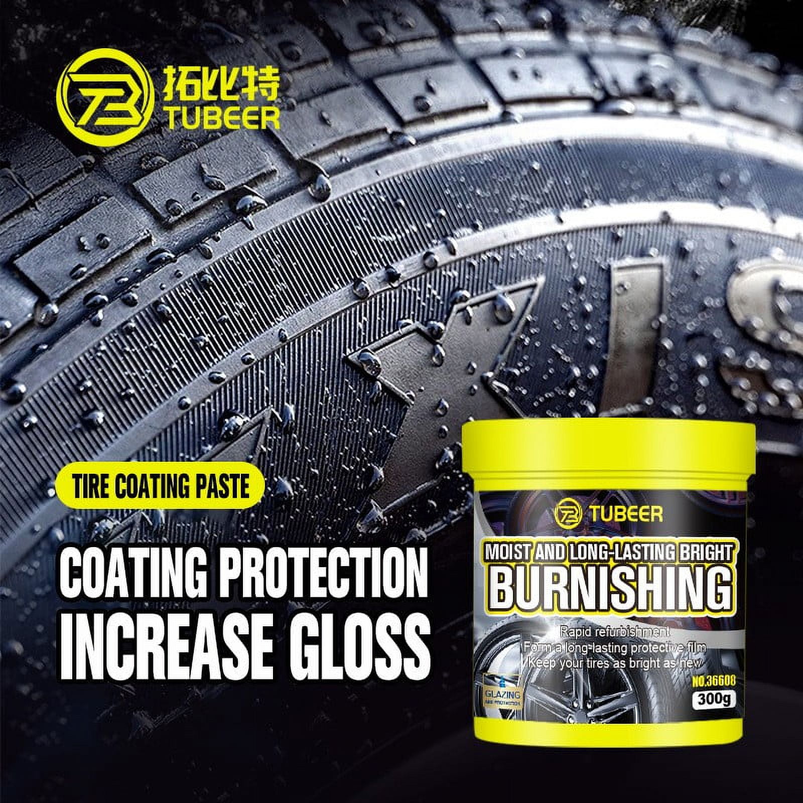 Feledorashia Tire Shine Coating Paste, Enhance Wheels Life and Gloss ...