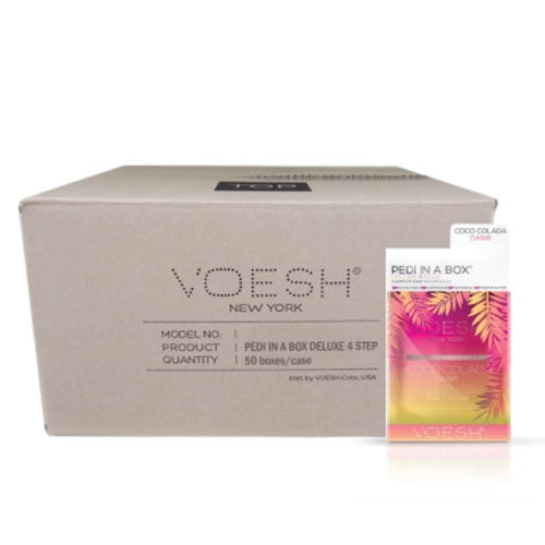 VOESH Deluxe Pedicure 4 Step - Coco Colada Oasis - Walmart.com