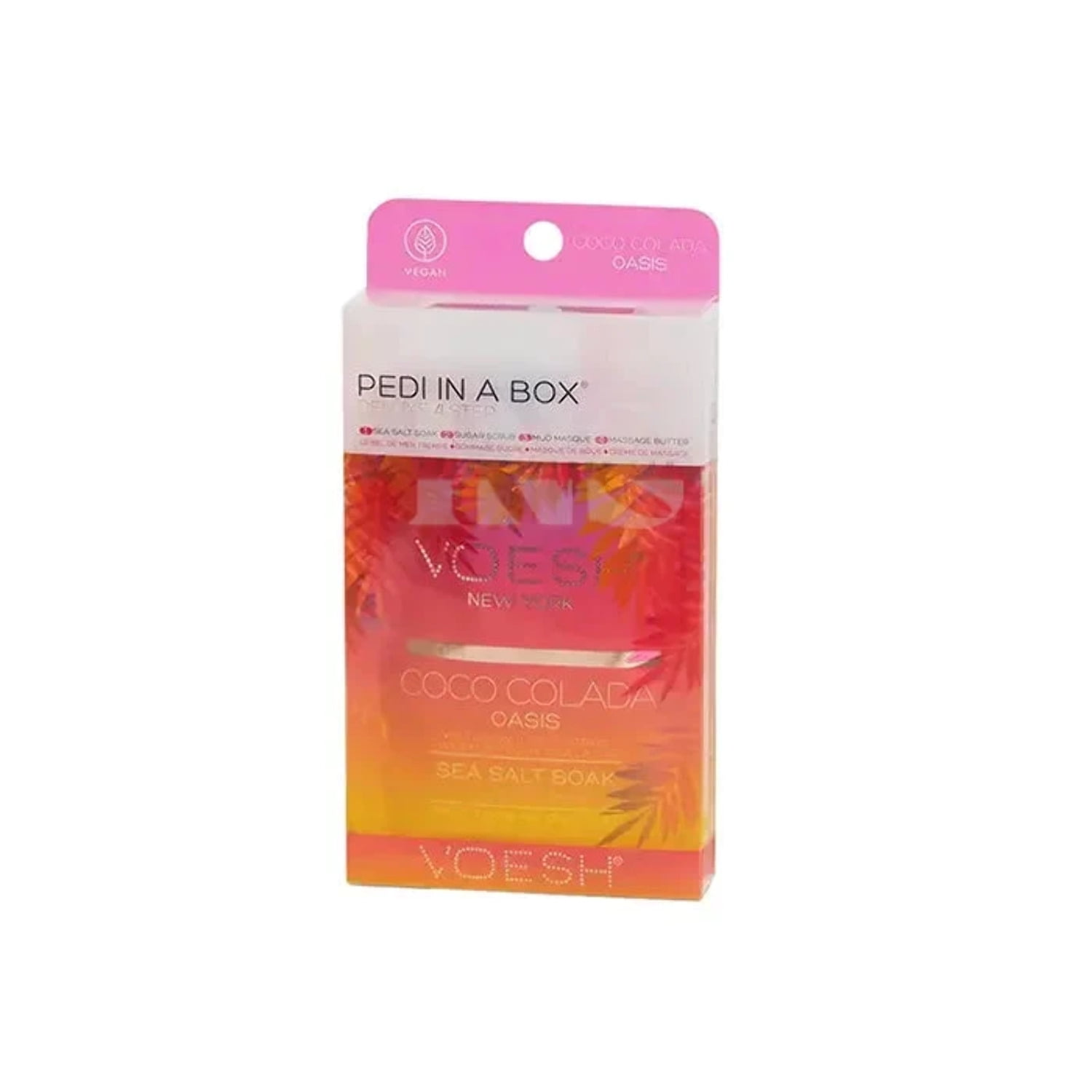 VOESH Deluxe Pedicure 4 Step - Coco Colada Oasis - Walmart.com