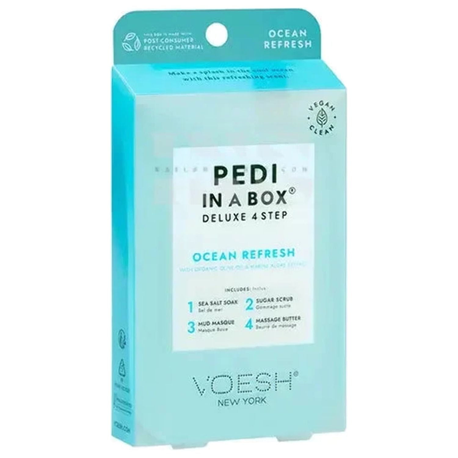 VOESH Deluxe Pedicure 4 Step - Ocean Refresh - Walmart.com