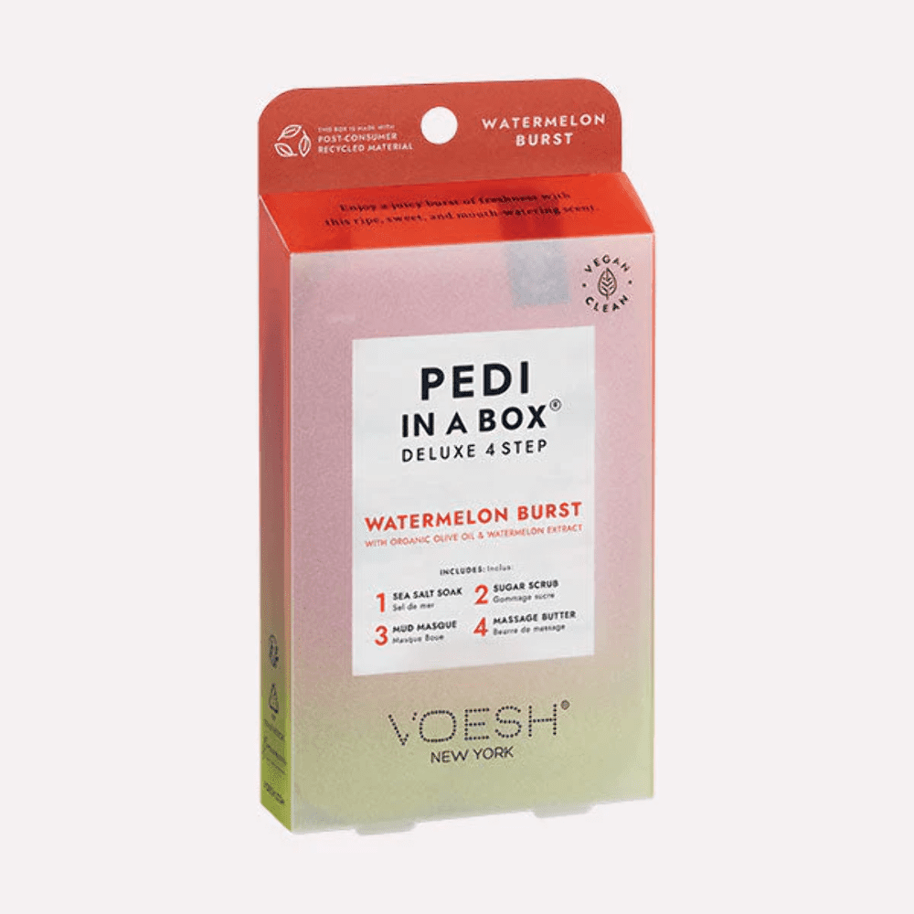 VOESH Deluxe Pedicure 4 Step - Watermelon Burst - Walmart.com