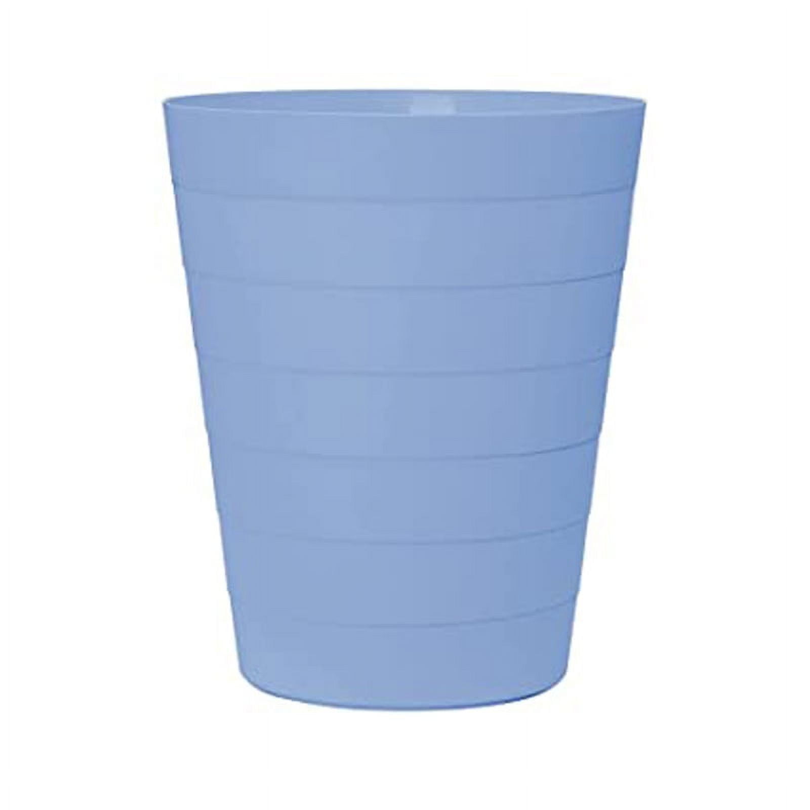 VOGRYE Slim Round Plastic Trash Can, 1.5Gallons Wastebasket for Bedroom ...