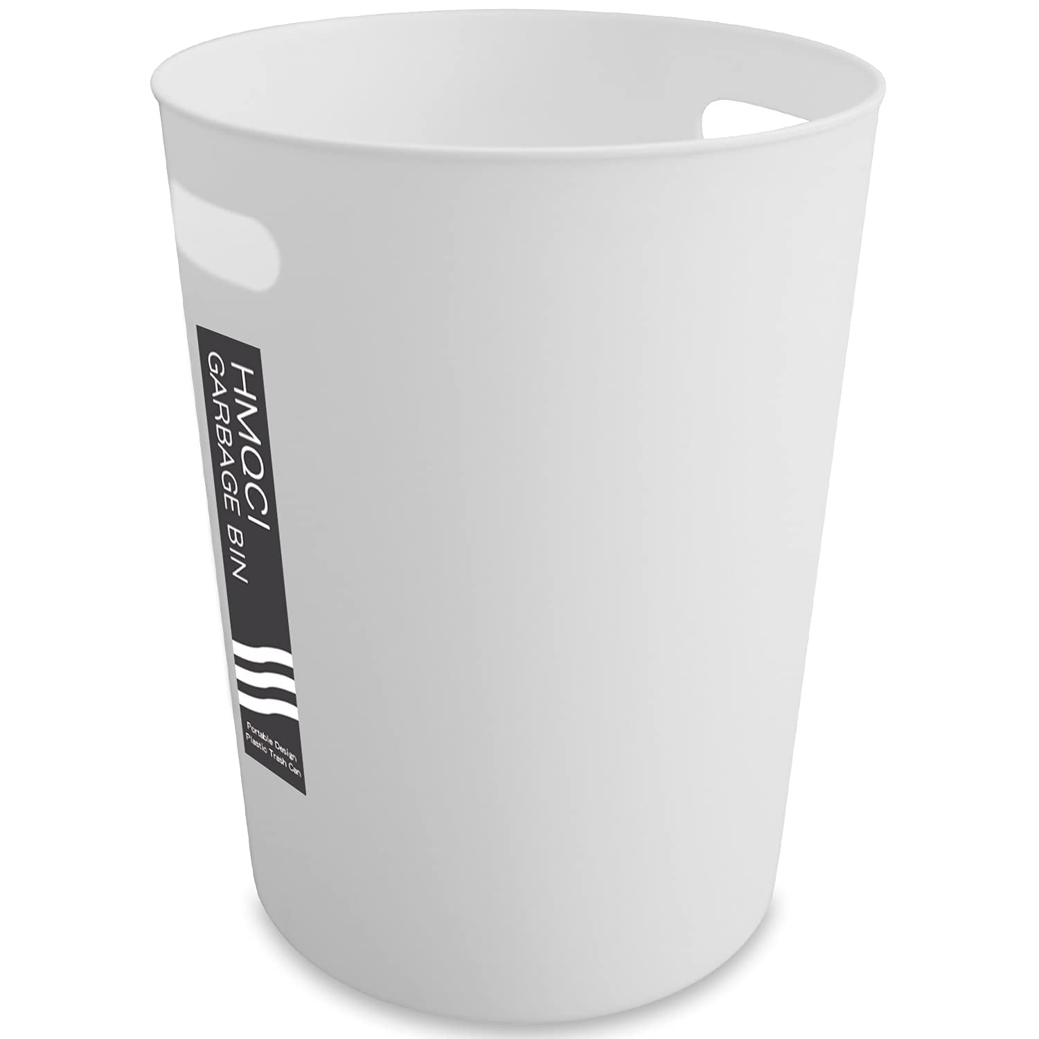 VOGRYE Small Trash Can Round Plastic Wastebasket, Garbage Container Bin ...