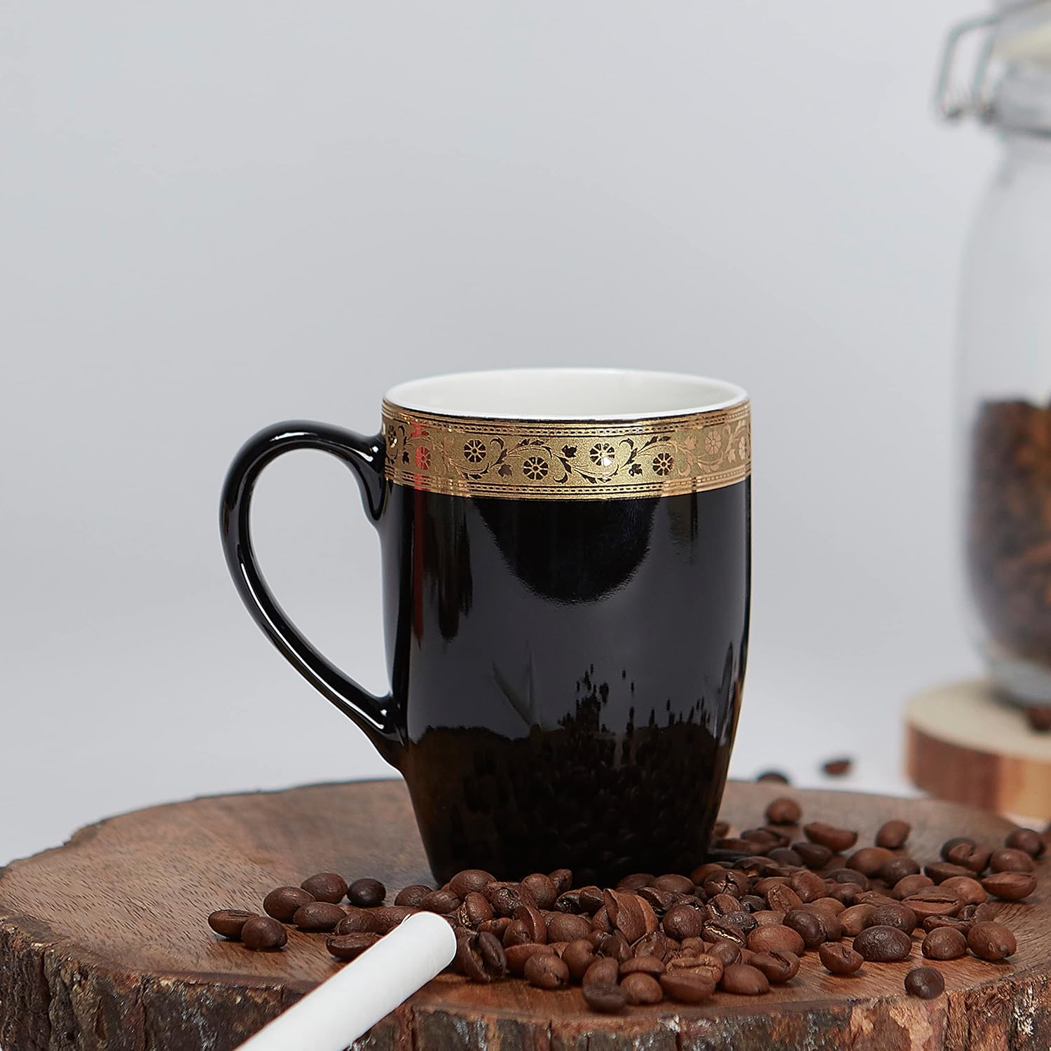 VOLA EXQUISITE STYLEWARE Scarlet Series Porcelain Coffee MugTeaMilk Cup ...