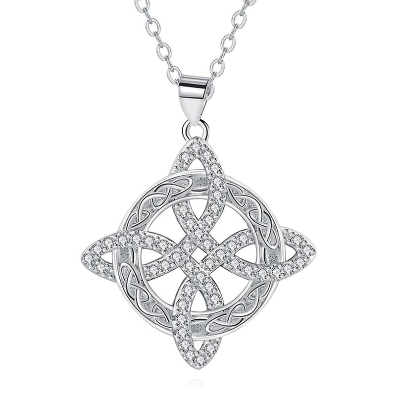 VOLALO Witches Knot Necklace Hecate Goddess of Witches with Celtic Knot ...
