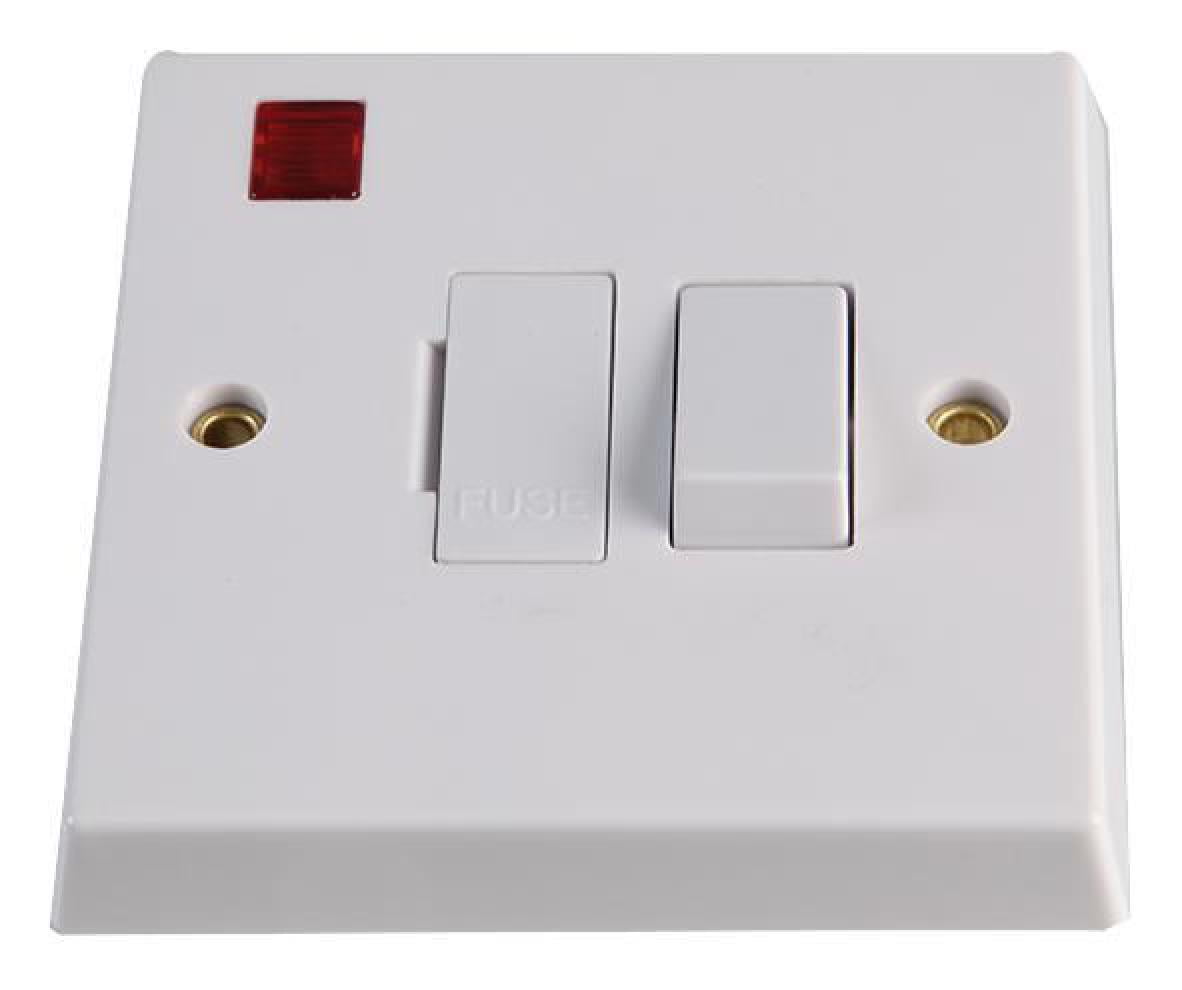 VOLEX ACCESSORIES - 13A Switched Double Pole Fused Spur with Neon ...