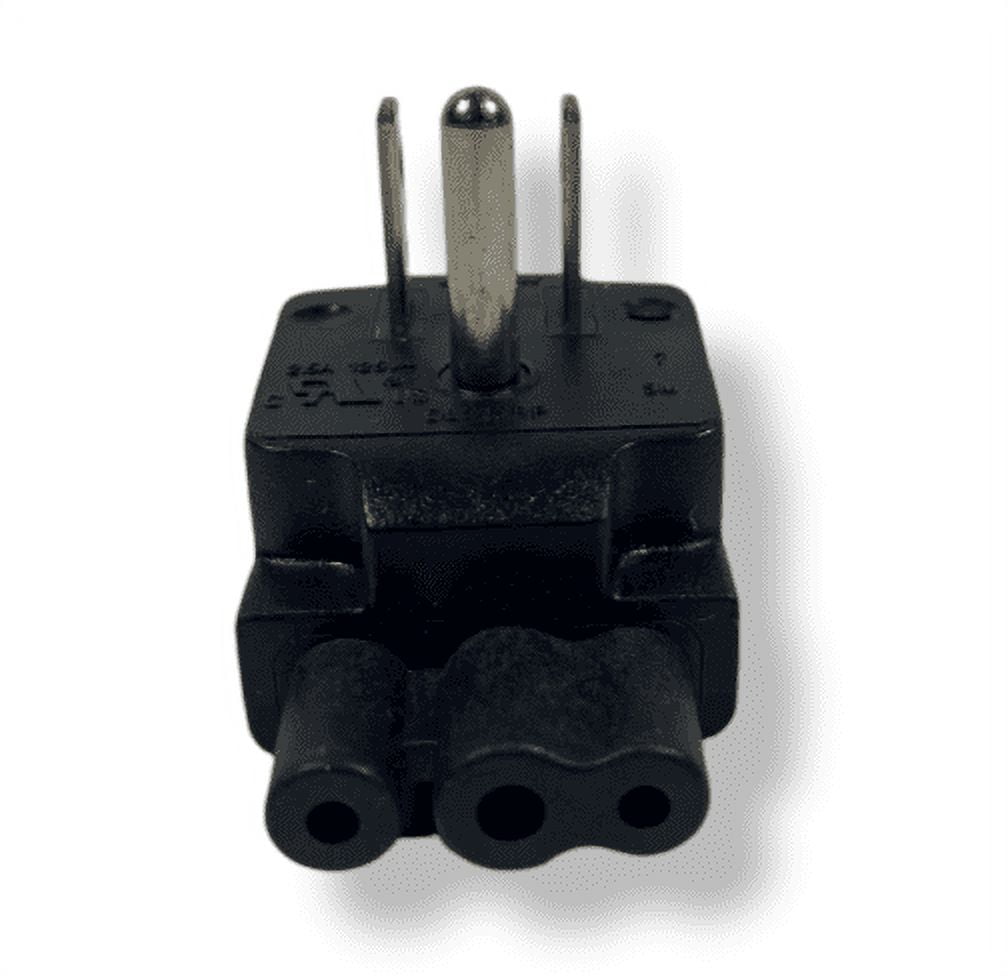 VOLEX DL515RP DUCKHEAD Plug Adapter 125V 2.5AMP 3PRONG, Direct Wall ...