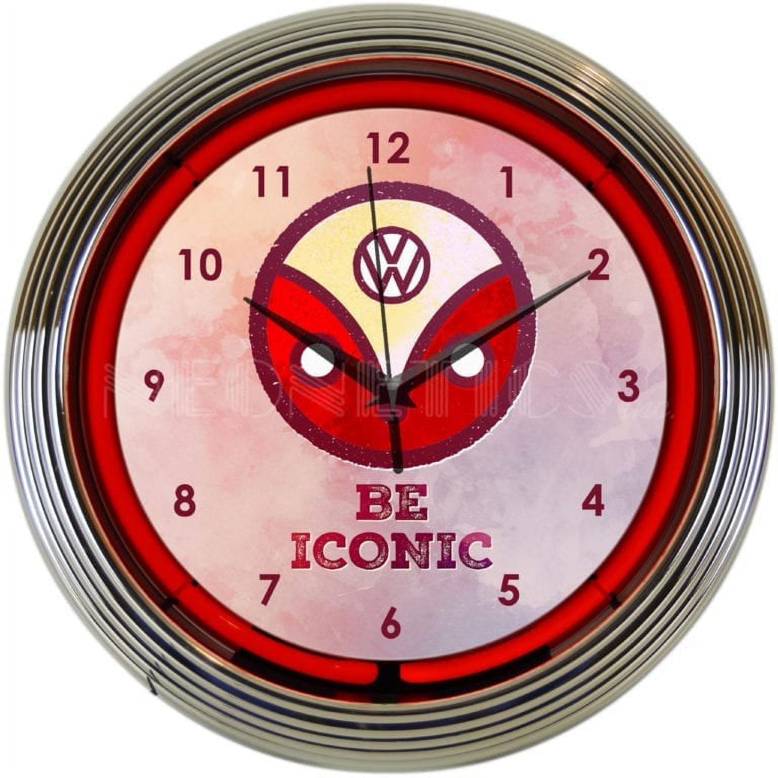 VOLKSWAGEN BE ICONIC NEON CLOCK – 8VWICN - Walmart.com