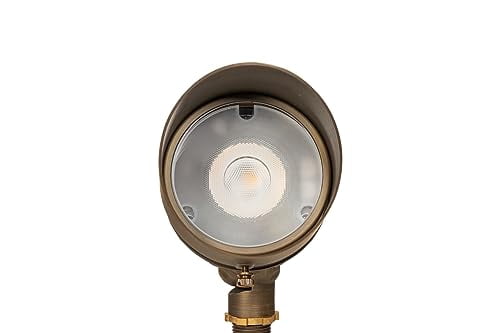 VOLT 12V Color Changing RGBW Integrated LED Brass Spotlight (Bronze ...