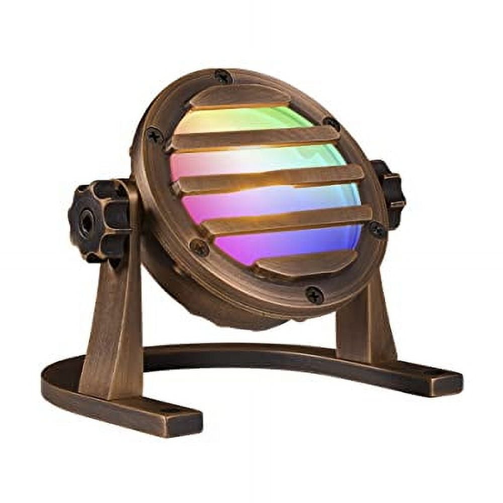 VOLT 12V IP68 Cold Forged Brass (Bronze) RGBW Color Changing LED ...