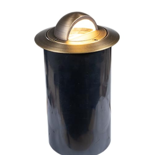 VOLT 12V Waterproof IP68 Mini Well Light with Brass Beacon Top (Bronze ...