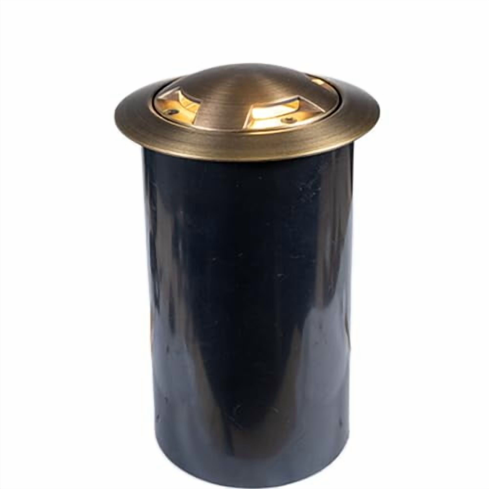 VOLT 12V Waterproof IP68 Mini Well Light with Brass Turret Top (Bronze ...