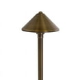 VOLT Conehead 12V Brass Path Light (7" Shade, 25" Tall) - Walmart.com