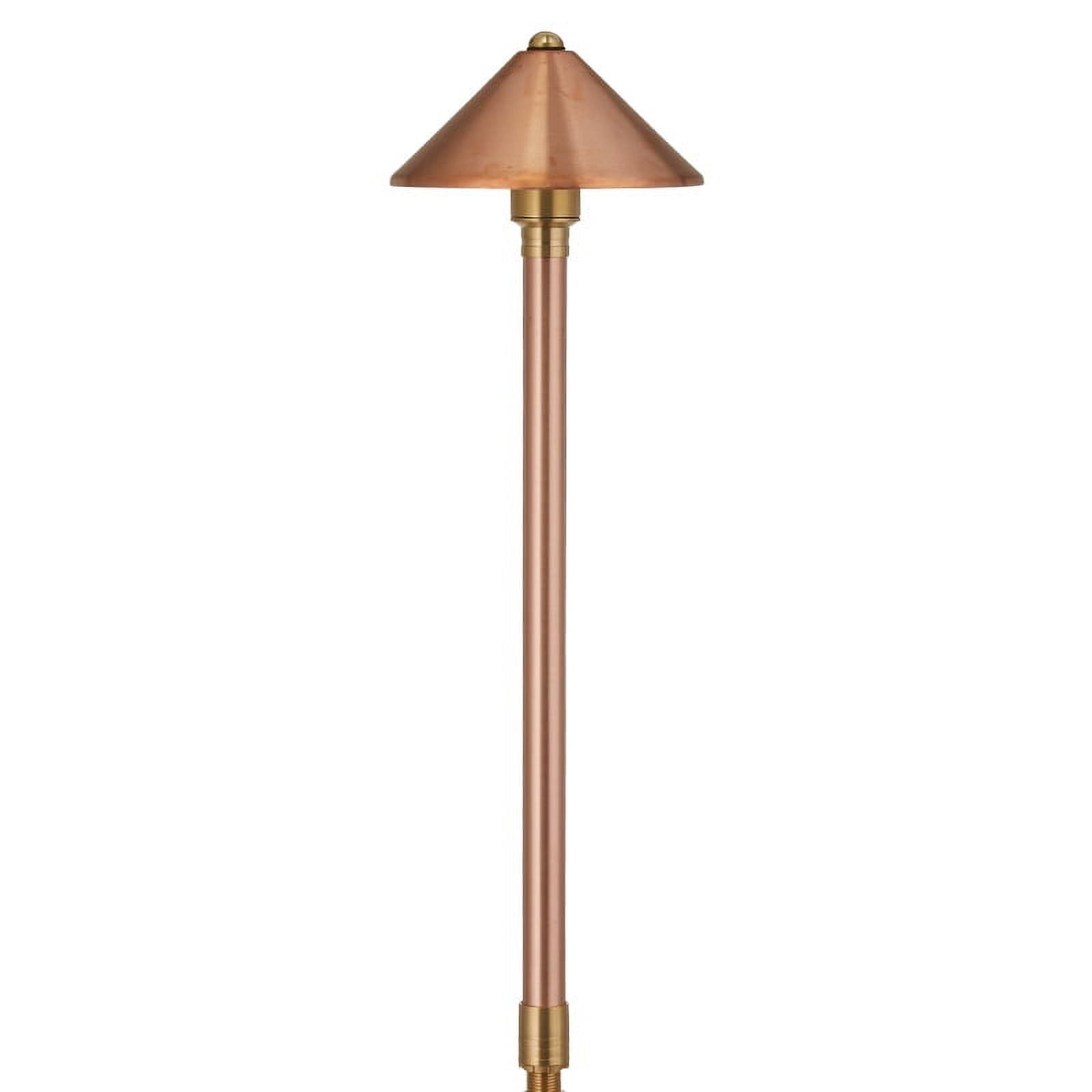 VOLT Conehead 12V Copper Path Light (7" Shade, 25" Tall) - Walmart.com