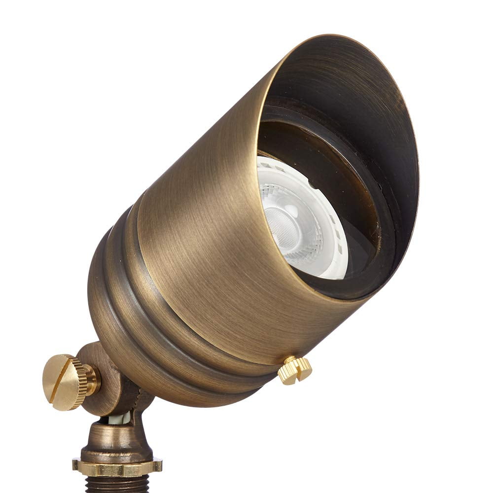 VOLT Fat Boy 12V Brass Spotlight with Stake - Walmart.com
