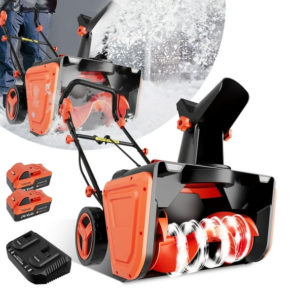 Snow Joe Electric Snow Blower, 22", Dual LED Lights, Bonus Cover ...