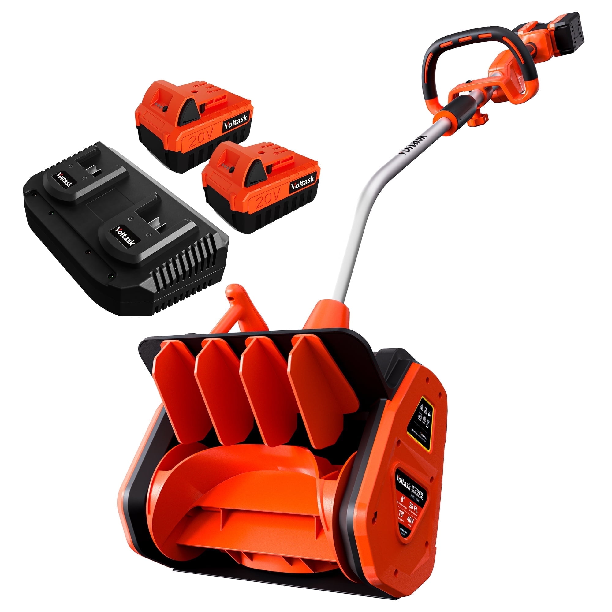 Customer reviews for VOLTASK Cordless Snow Shovel, 48V | 13.5-inch ...