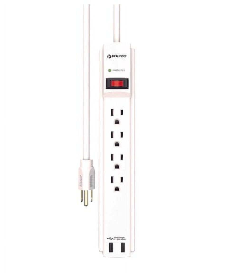VOLTEC 4 Outlet Power Strip with 2 USB Ports - Walmart.com