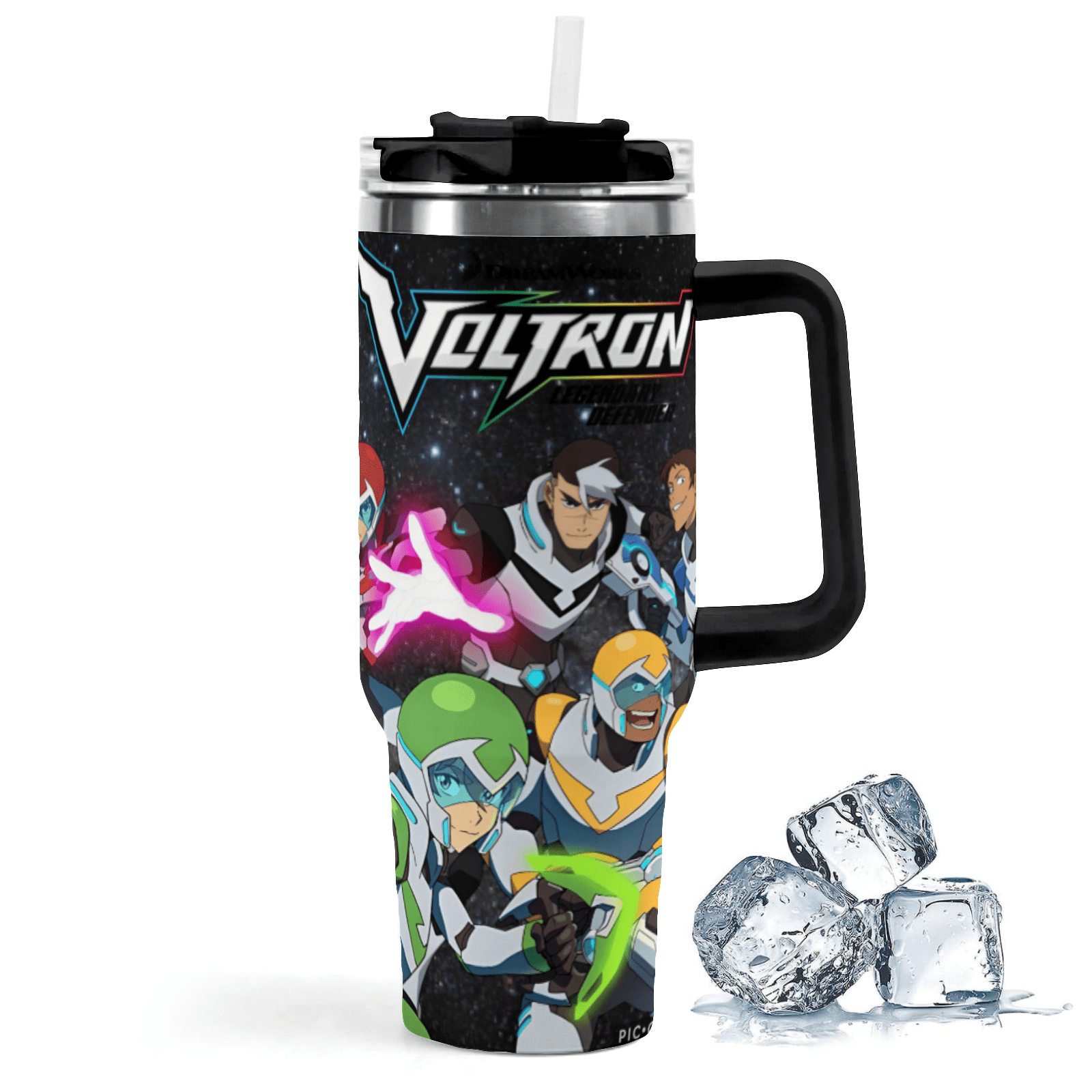 VOLTRON Legendary Defender Large capacity car cup has an iconic print ...