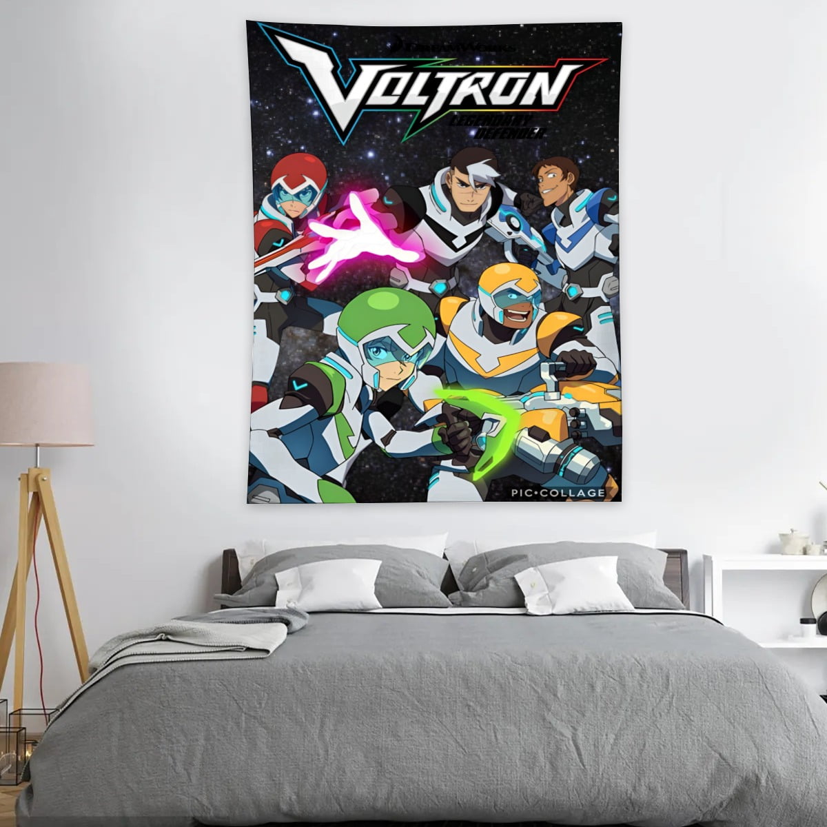VOLTRON Legendary Defender tapestry adds vibrant color and unique style ...