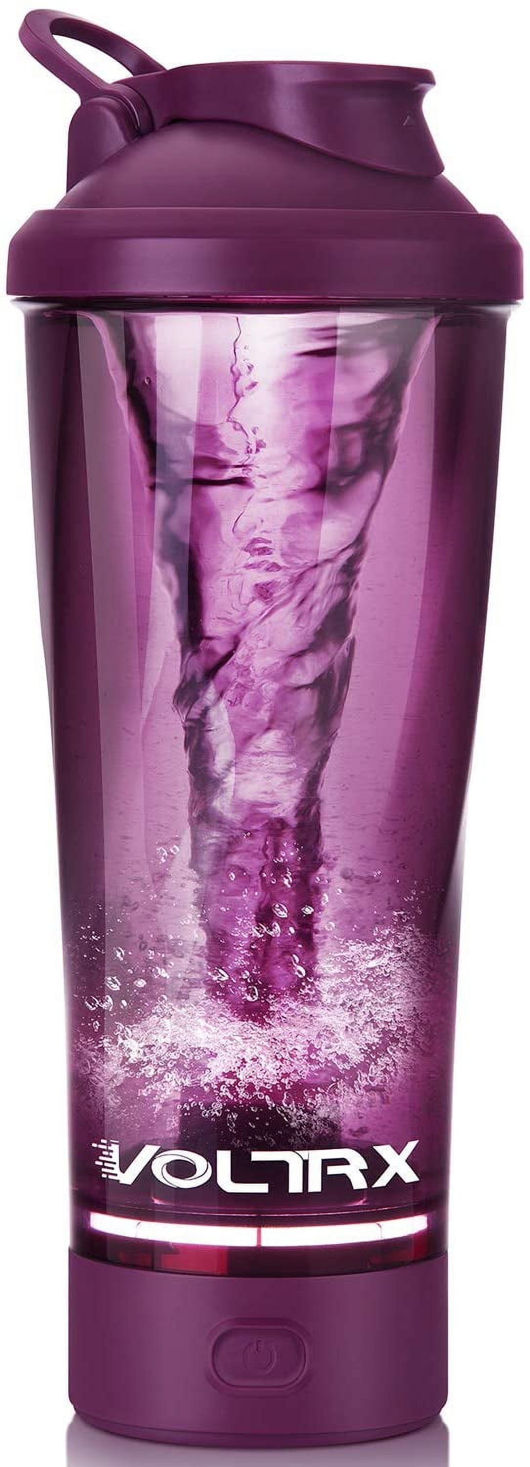 VOLTRX VortexBoost 24 oz Blender Bottle with Micro USB Charging Cable ...