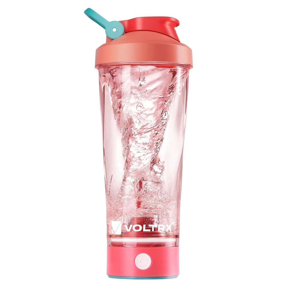 VOLTRX VortexBoost Electric Shaker Bottle, USB C Rechargeable Protein ...