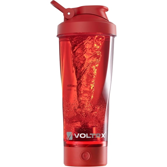 VOLTRX VortexBoost Electric Shaker Bottle, USB C Rechargeable Protein ...