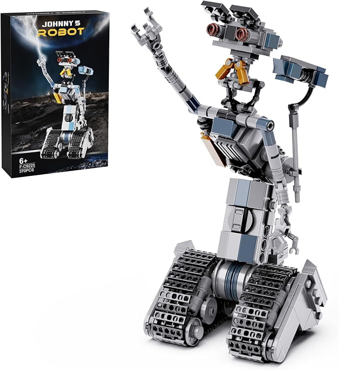Vonado Johnny 5 Robot Building Block Set Short Open Circuit Johnny