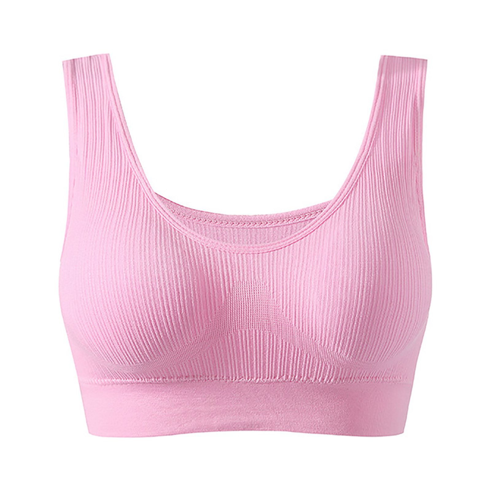 VONCOS Bras for Women Wirelfree Bras Sport with Padded Full Figure Tops ...