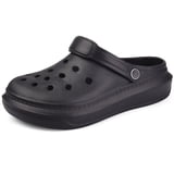 Vonmay Unisex Lightweight EVA Clogs with Thick Sole and Adjustable Heel ...