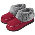 VONMAY Women's Faux Fur Winter Bedroom Booties, Warm Ankle-High Plush ...