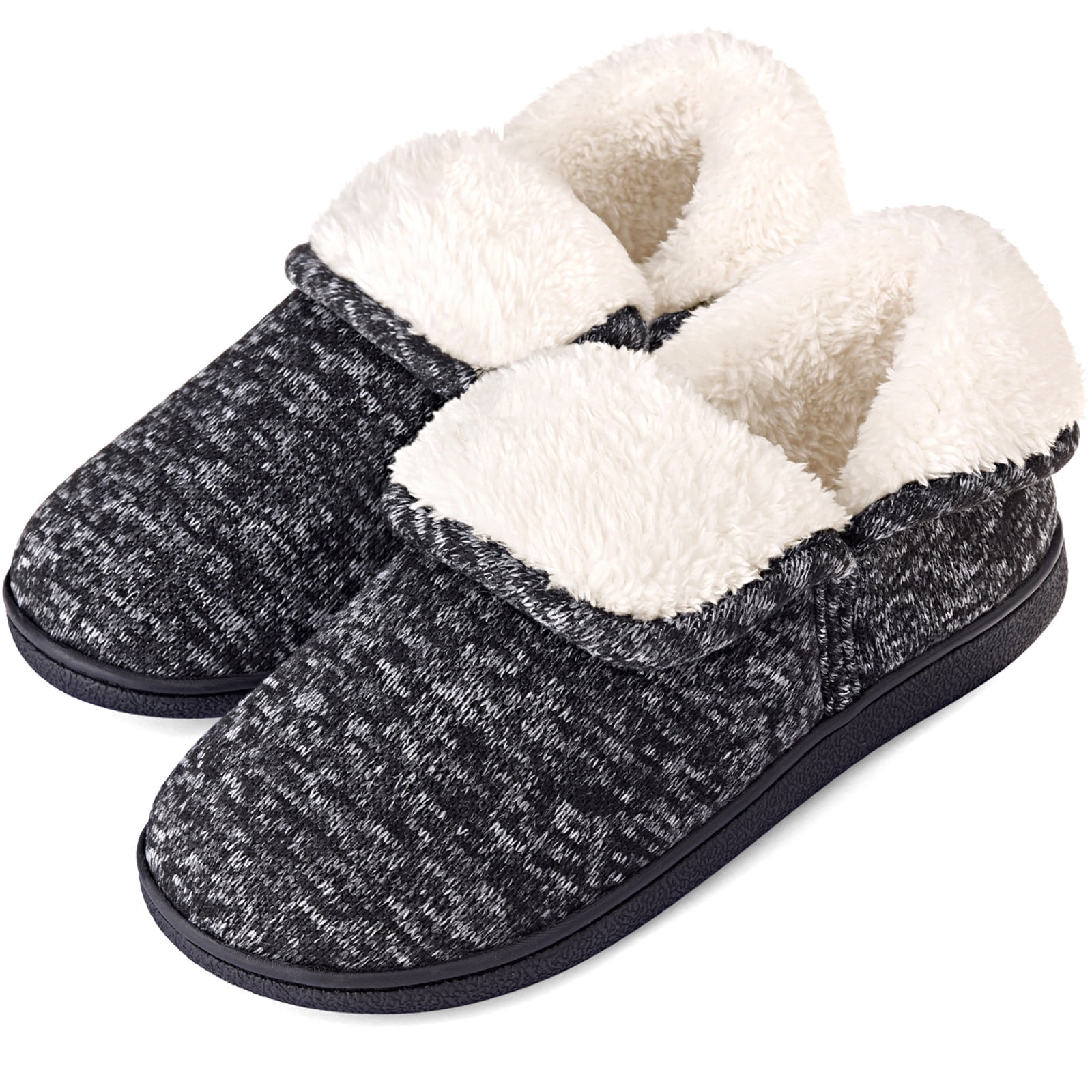 VONMAY Women's Fuzzy Slippers Booties Indoor Outdoor House Shoes ...