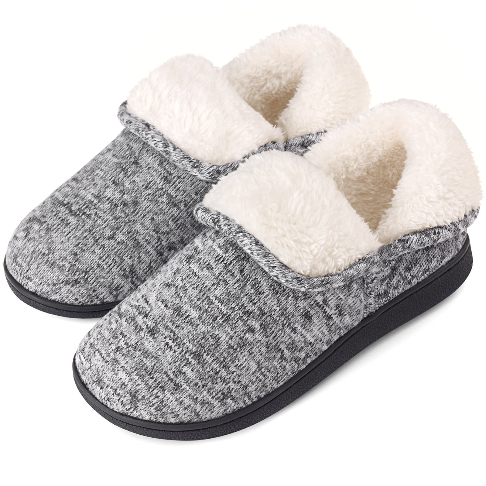 VONMAY Women's Fuzzy Slippers Booties Indoor Outdoor House Shoes - Walmart.com