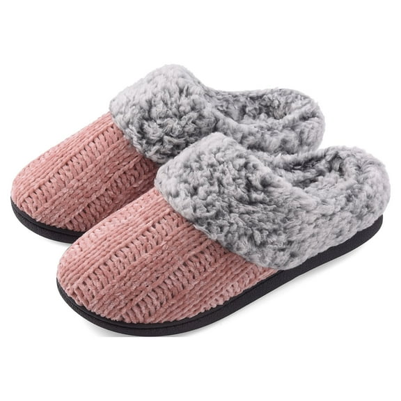 Cartoon Slippers for Womens Mens Cute Cozy Plush Warm Slip-on House ...