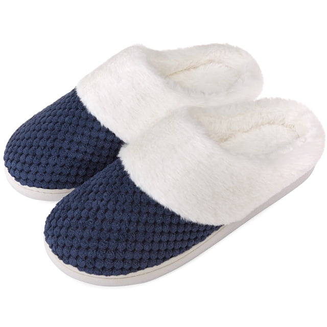 VONMAY Women's Slippers Cozy Slip-on Indoor Outdoor House Shoes ...