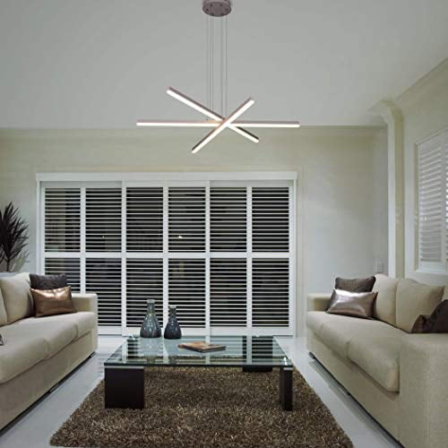 VONN Sirius VMP25030AL 40" Pendant Lighting Fixture in Silver ...