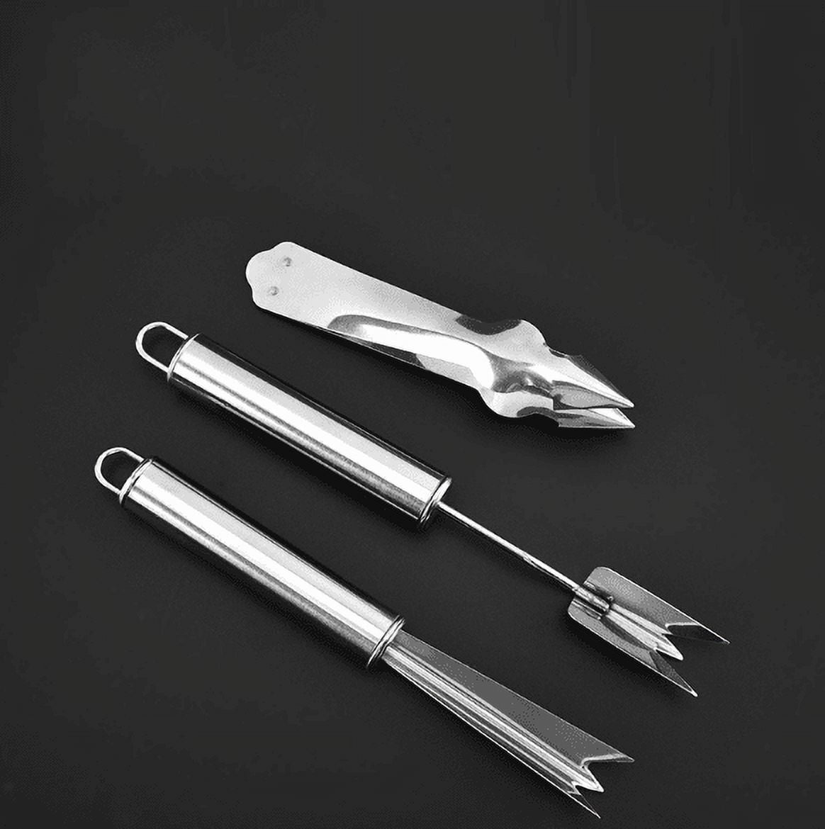 VONTER 3Pcs Stainless Steel Pineapple Peeler Remover Fruit Slicer Eye ...