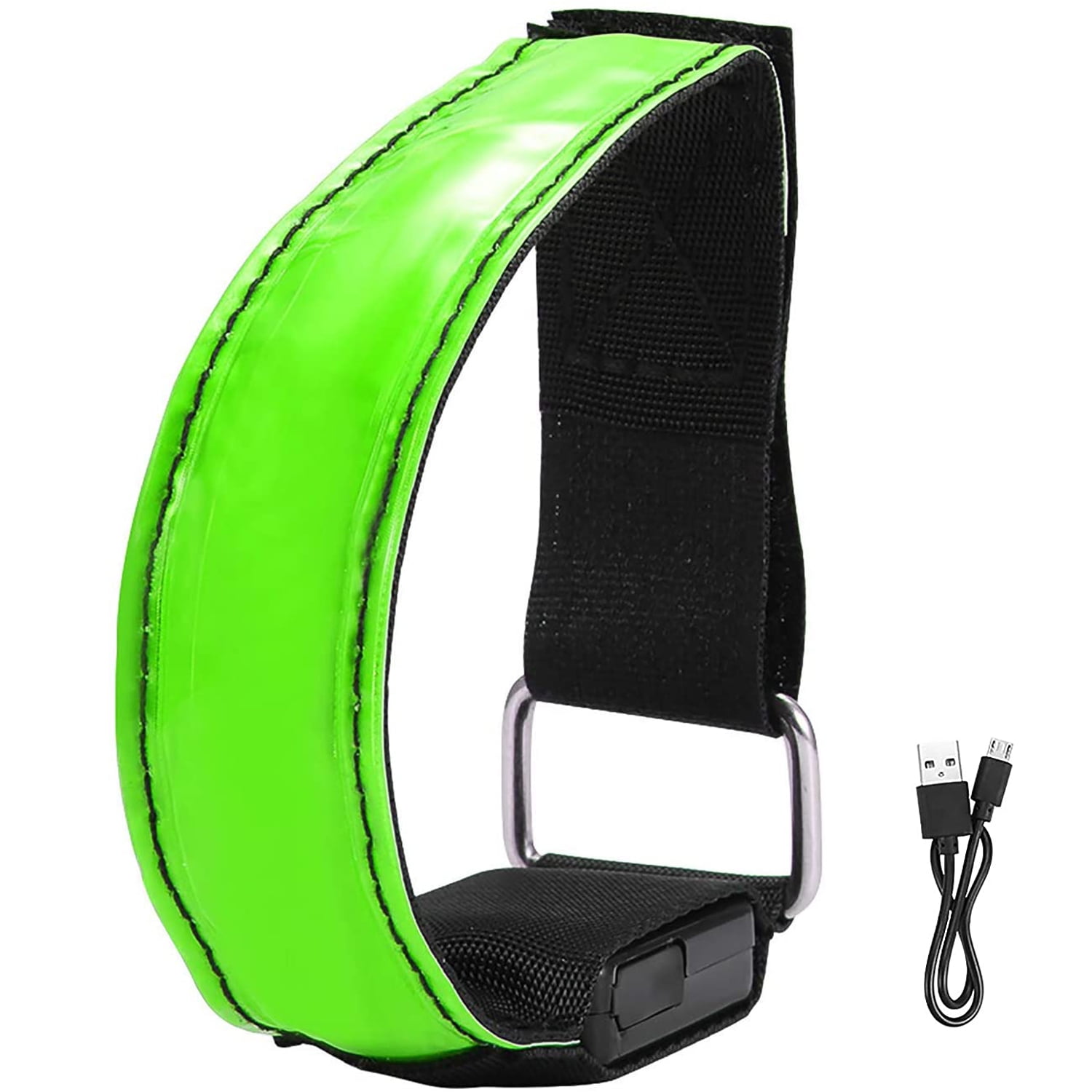 VONTER Armband Lights LED Glow Band Rechargeable LED Armband Reflective ...