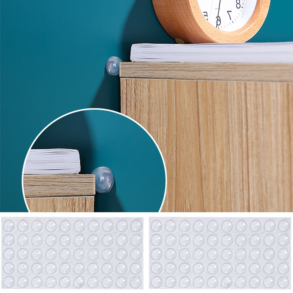 VONTER Cabinet Bumpers Set of 100 Self Adhesive Rubber Bumpers, Sound ...