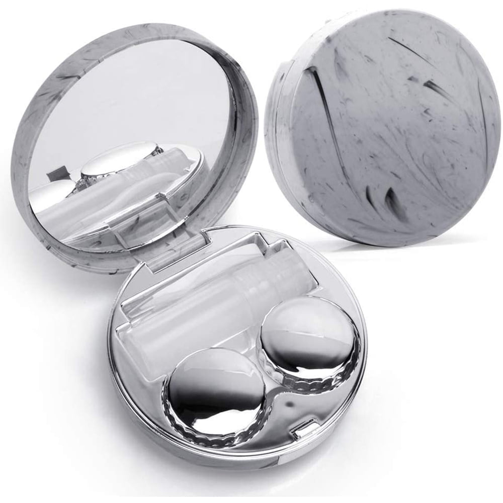 VONTER Contact Lense Case Kit, Fashion Marble Contact Lens Case ...