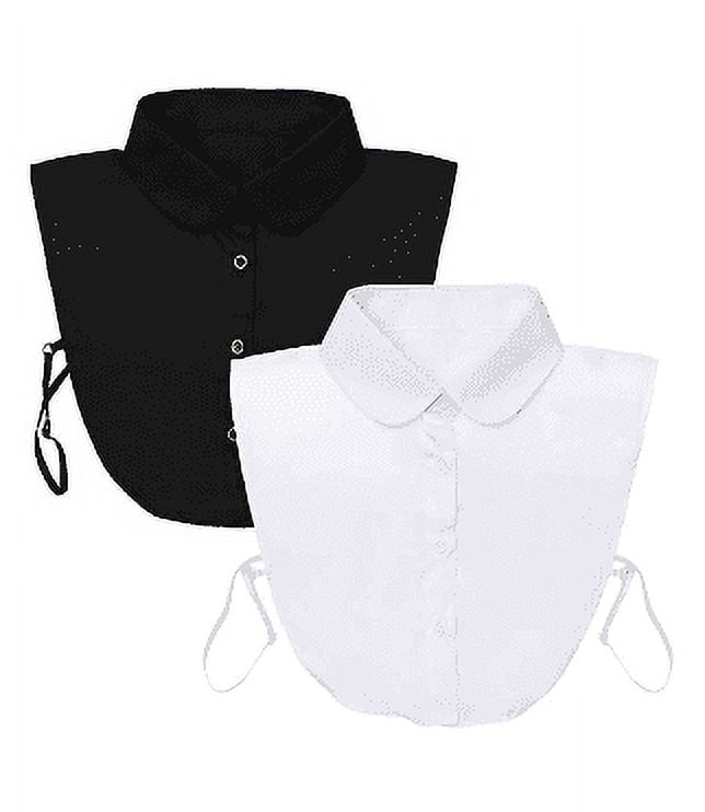 VONTER Detachable Dickey Collar- Cotton Made, Stylish & Versatile Fake ...